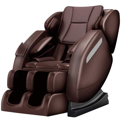 Real Relax Favor Brown Recliner With Zero Gravity Full Body Air
