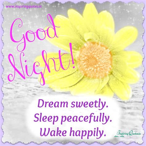 Good Night Dream Sweetly Sleep Peacefully Wake Happily Pictures