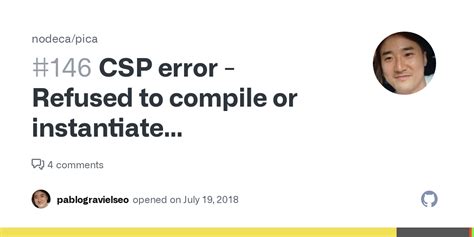csp error refused to compile or instantiate webassembly module