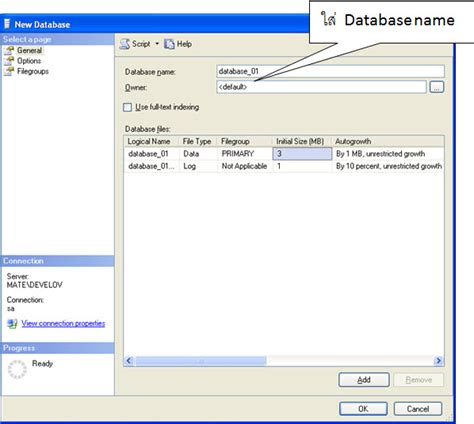 ขั้นตอนการ backup restore new database ของ sql 2005 prosoft winspeed