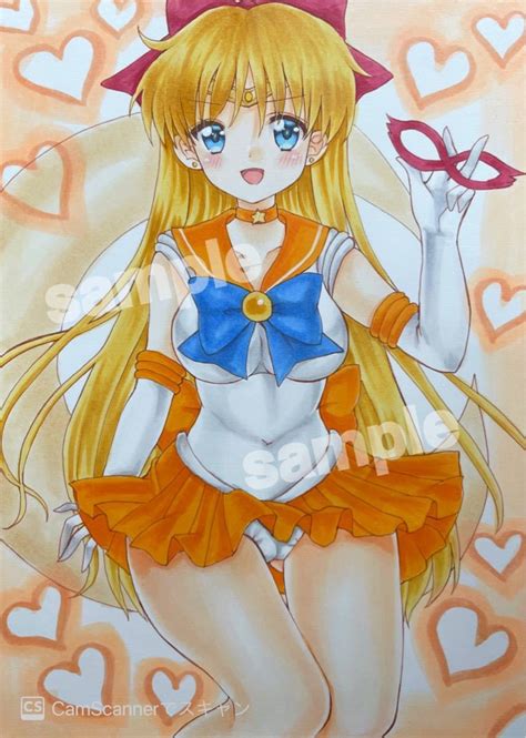 手描きイラスト セーラーヴィーナス 愛野美奈子 美少女戦士セーラームーン 同人 手描きイラスト ｜売買されたオークション情報、yahooの商品
