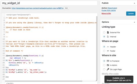 updating “id” attribute of a div programmatically using javascript