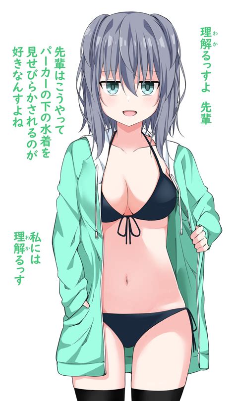 黒宮魚 先ちょ②巻発売中 on twitter 水着にニーソを履かすか脱がすか最後まで悩んで最終的に脱がしたニーソを履かせて違う理解るで