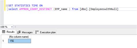 the new sql server 2019 function approx count distinct