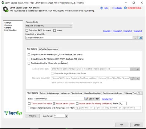 sentiment analysis in ssis using azure ai machine learning rest api