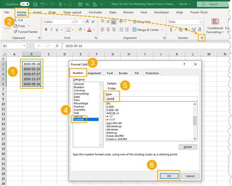 7 ways to get the weekday name from a date in excel king