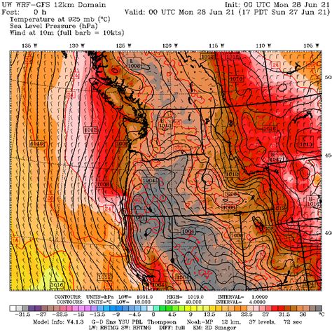 A Review Of The June 2021 Pacific Northwest Heatwave Charlies Weather
