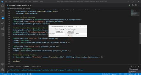how to create a language translator in python techvidvan
