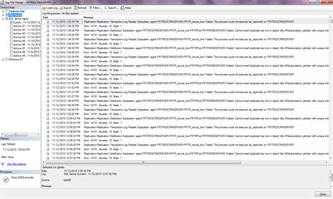 solved sql server peer to peer transitional replication error