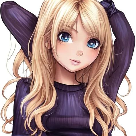 Anime Girl Blonde Hair