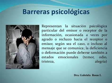Barreras De La Comunicacion Psicologicas Slingo