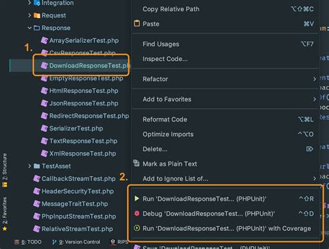 how to run tests in phpstorm matthew setter