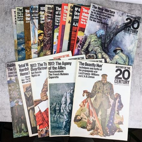 Set Of 17 History Of The 20th Century Magazines