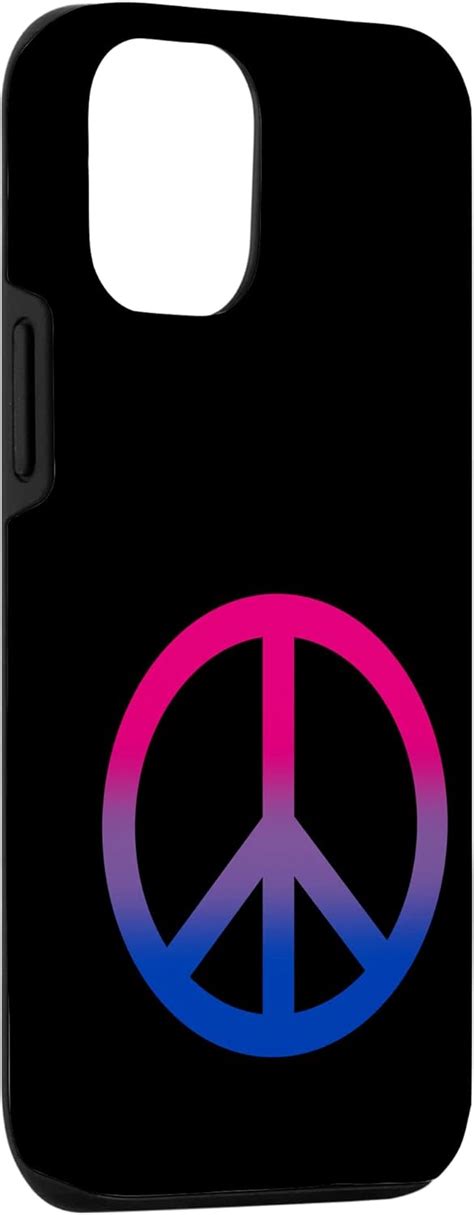 Iphone 1212 Pro Bisexual Lgbtq Subtle Groovy Peace Sign Lgbt Gay Bi