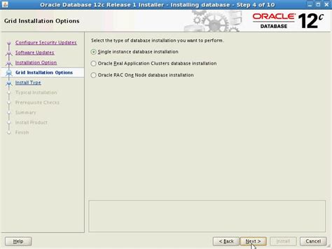 oracle database 12c install oracle database 12c single instance
