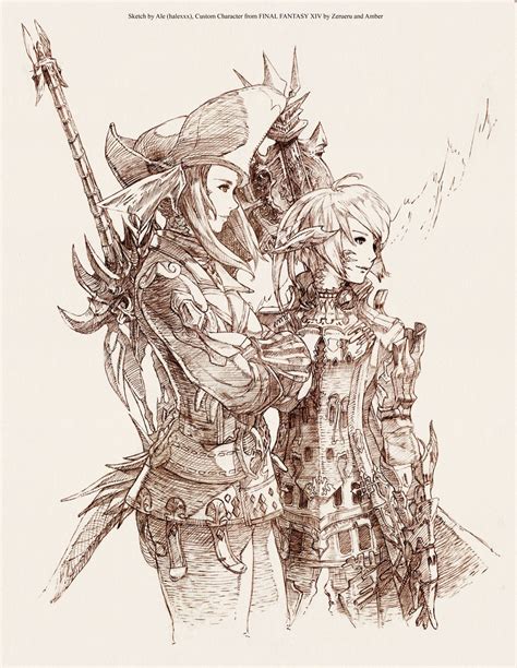 Avatar And Dark Knight Final Fantasy And 1 More Drawn By Ale Ale