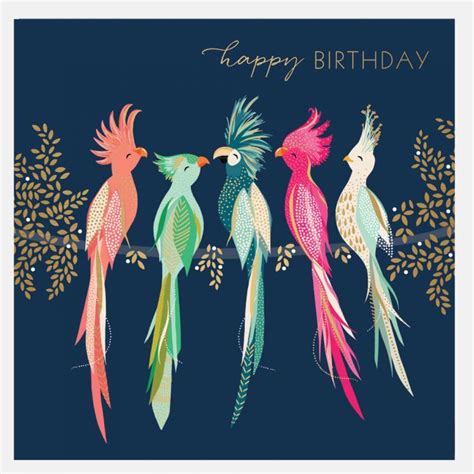 Cockatoo Row Happy Birthday Card Happy Birthday Cards Happy Birthday