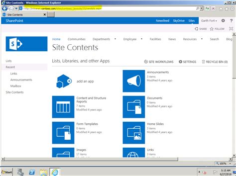 how to check the description of the document library in sharepoint 2013