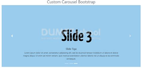 custom carousel bootstrap kursus website terbaik