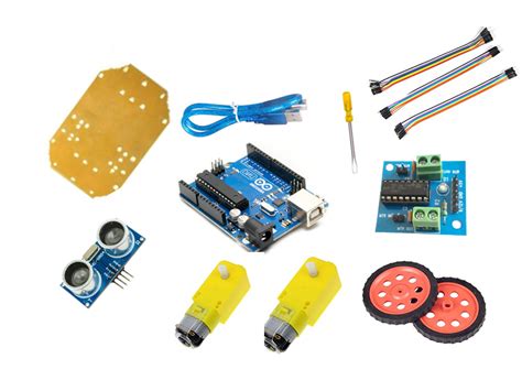 obstacle avoiding robot kit with arduino at rs 1250 kit शैक्षिक रोबोट