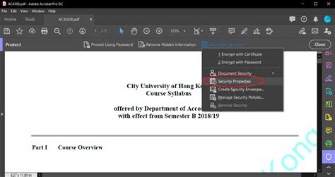 protecting pdf files computing services centre