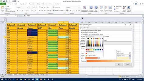 highlight cells rules in conditional formatting excel youtube