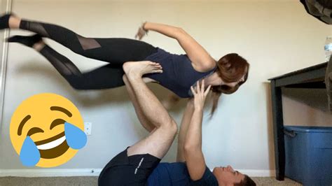Couples Yoga Challenge Hilarious Youtube