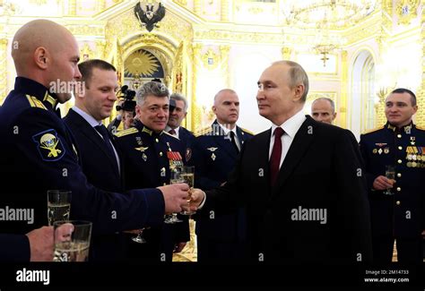 Russian President Vladimir Putin At The Ceremony To Present Gold Star