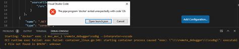 fail to run docker core attach preview configuration · issue
