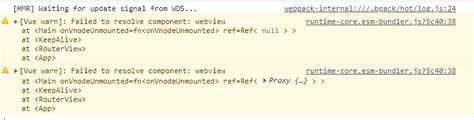 help vue3 0 [vue warn] failed to resolve component webview · issue
