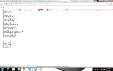 php curl php code not delivering transnational sms on live server