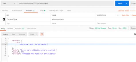 how to custom automatic 400 error response in asp core web api