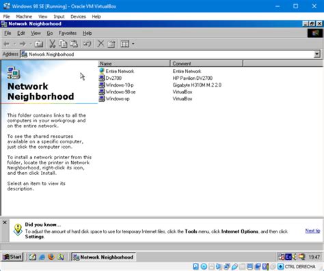 Fix Smb Network File Sharing Between Windows 98 And 10 Andrés Zsögön
