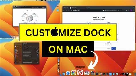 how to customize dock style on mac animate hide unhide magnify