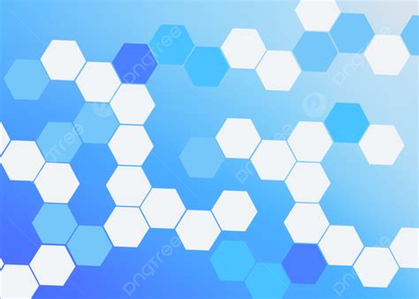 Background Biru Latar Belakang Segi Enam Abstrak Biru Abstrak Segi