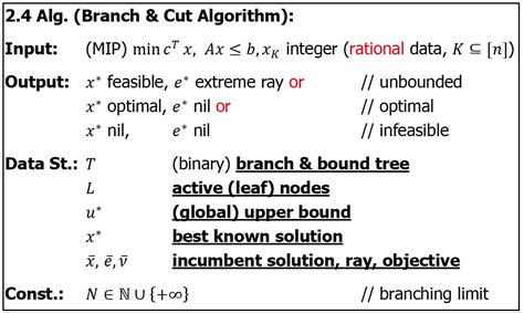 optimization explanation of branch and cut method in solving mip