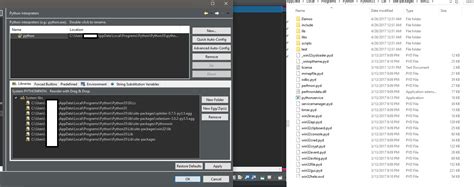 python python3 5 and eclipse error with pywin32 stack