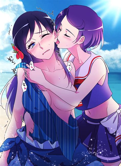 hishikawa rikka and kenzaki makoto precure and 1 more drawn by negom