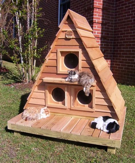 Cat House Outdoor Diy Onepronic