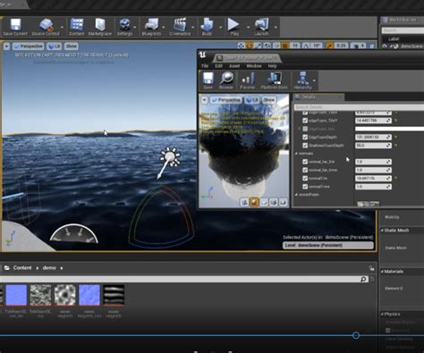 artstation ue4 vfx ocean material tutorial tutorials