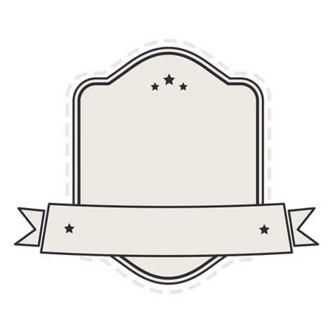 Shield Vintage Label Badge Ribbon Png And Svg Design For T Shirts