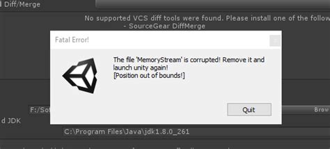the file memorystream is corrupted unity answers