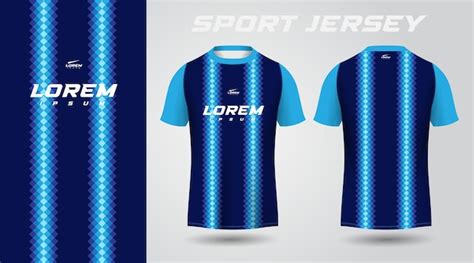 Premium Vector Blue T Shirt Sport Jersey Design