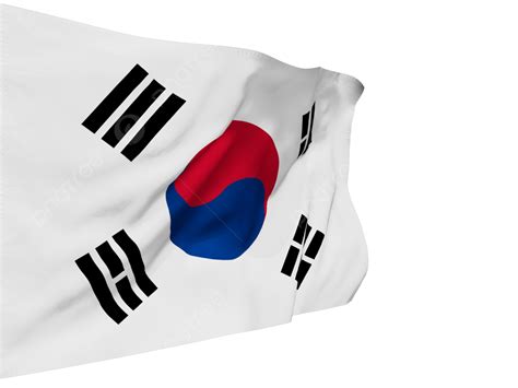 Imagem Da Bandeira Da Coreia Voando Png Bandeira Da Coreia Voando