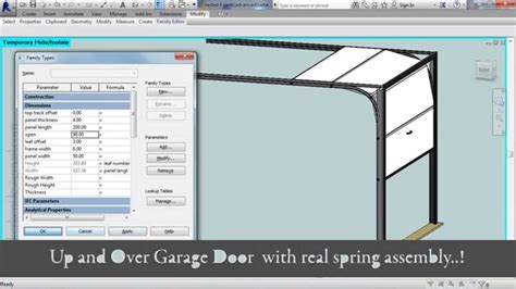 revit garage door dandk organizer