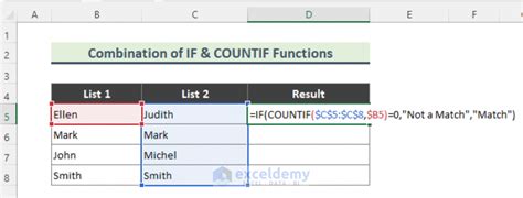 excel find matching values in two columns exceldemy