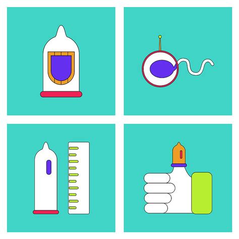 Collection With Sex Subject Icons With Thin Black Vector Ai Eps