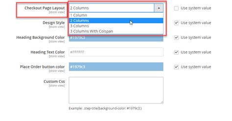 2 columns magento 2 one step checkout mageplaza