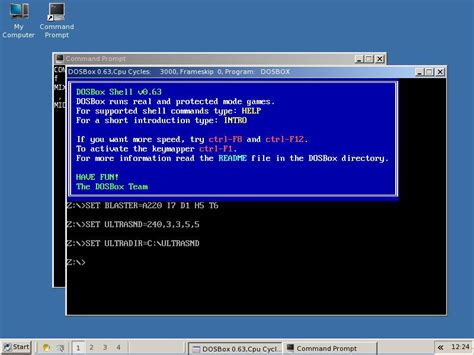 dosbox file extensions