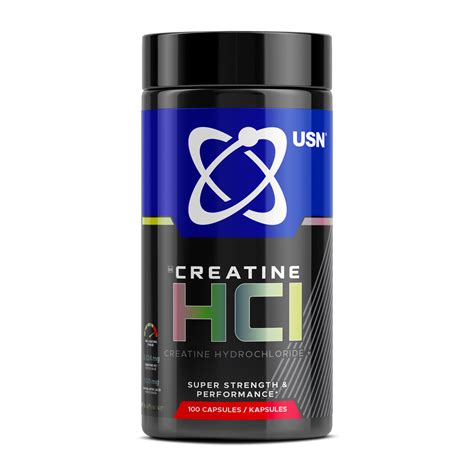 Usn Sa Creatine Hcl 100caps Increases Muscle Strength Mass And Power